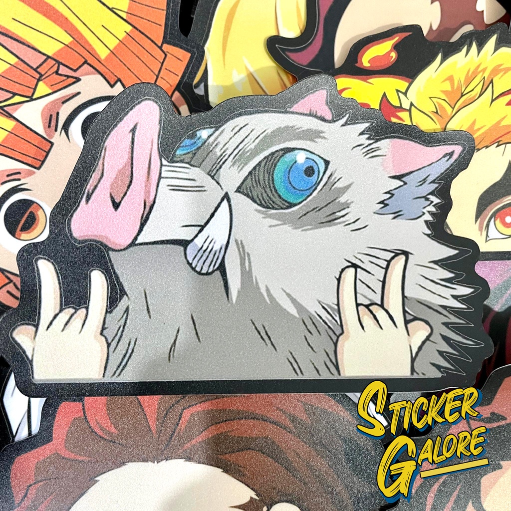 DEMON SLAYER PREMIUM PEEKER STICKERS (waterproof and scratch proof ...