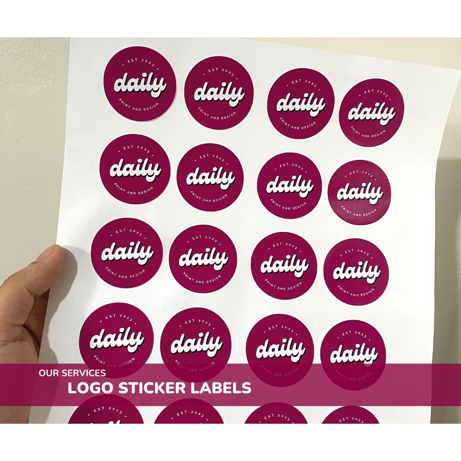 Customized Stickers (per A4 sheet) | Shopee Philippines