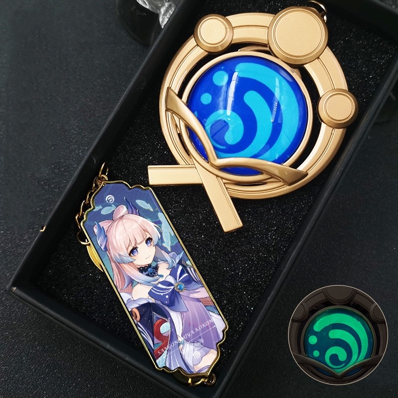 Genshin Impact Keychain Klee Venti Hu Tao Xiao Ganyu Yelan Zhongli ...