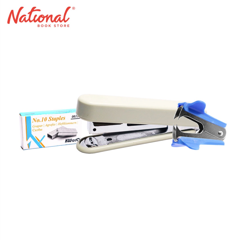 KW-Trio Stapler Set No.10 with Remover and Staple wire White 4009 ...
