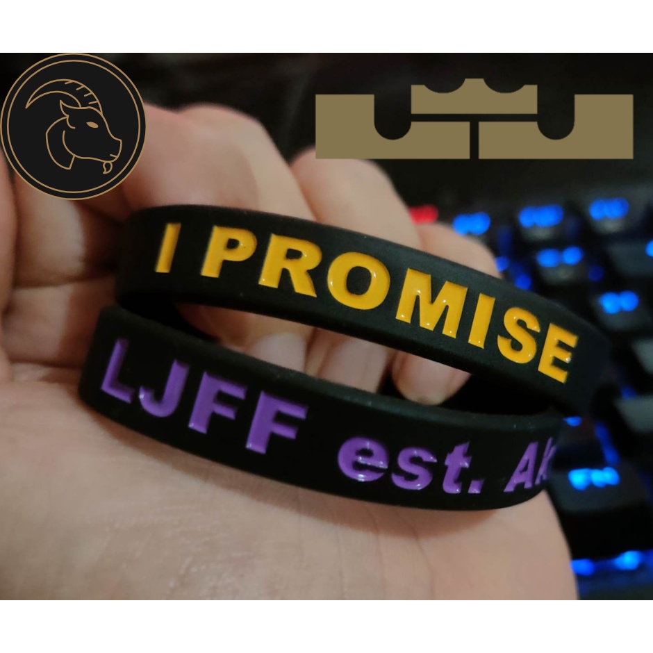 King Lebron James I PROMISE v2 G.O.A.T Baller Band | Shopee Philippines