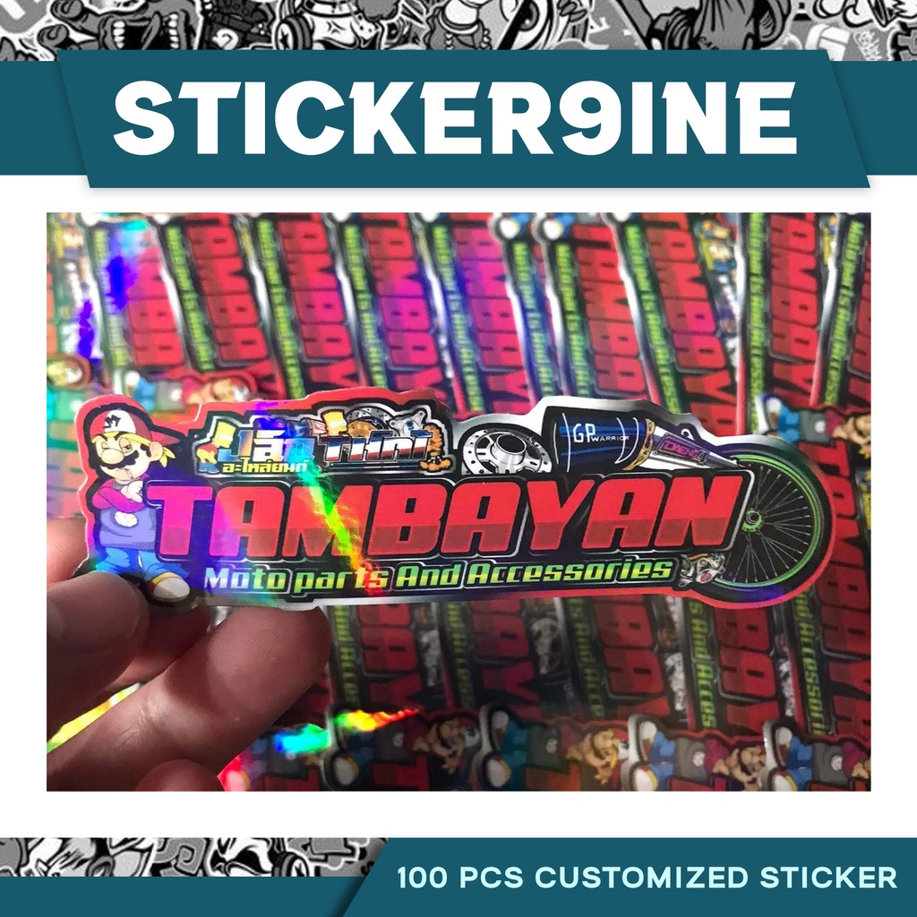 Motovlog Stickers Customized 220 pcs | Shopee Philippines