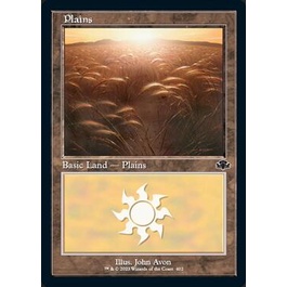 Magic the Gathering | Retro Frame Basic Lands (Dominaria Remastered) (Brother's War Commander ...