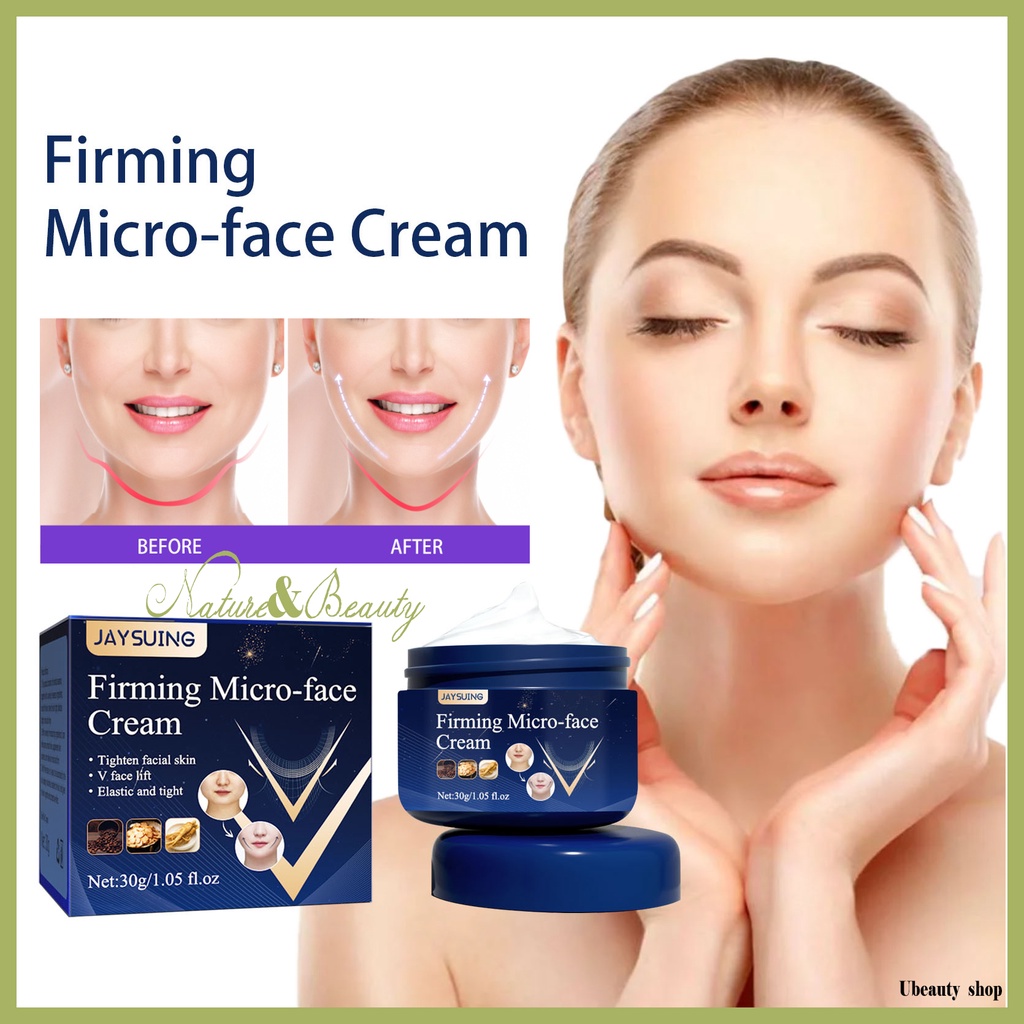 Jaysuing V Face Firming Cream Tightening Contour Lifting Chin Slimming ...
