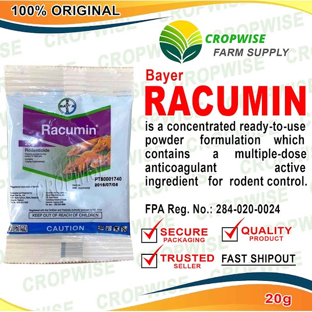 Bayer Racumin Rodenticide RAT POISION | Shopee Philippines