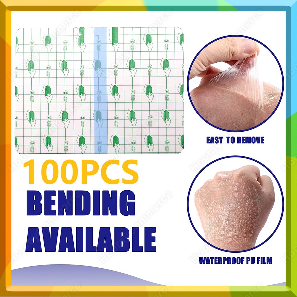 100PCS Micropore Surgical Tape Transparent Stretch Adhesive Bandage ...