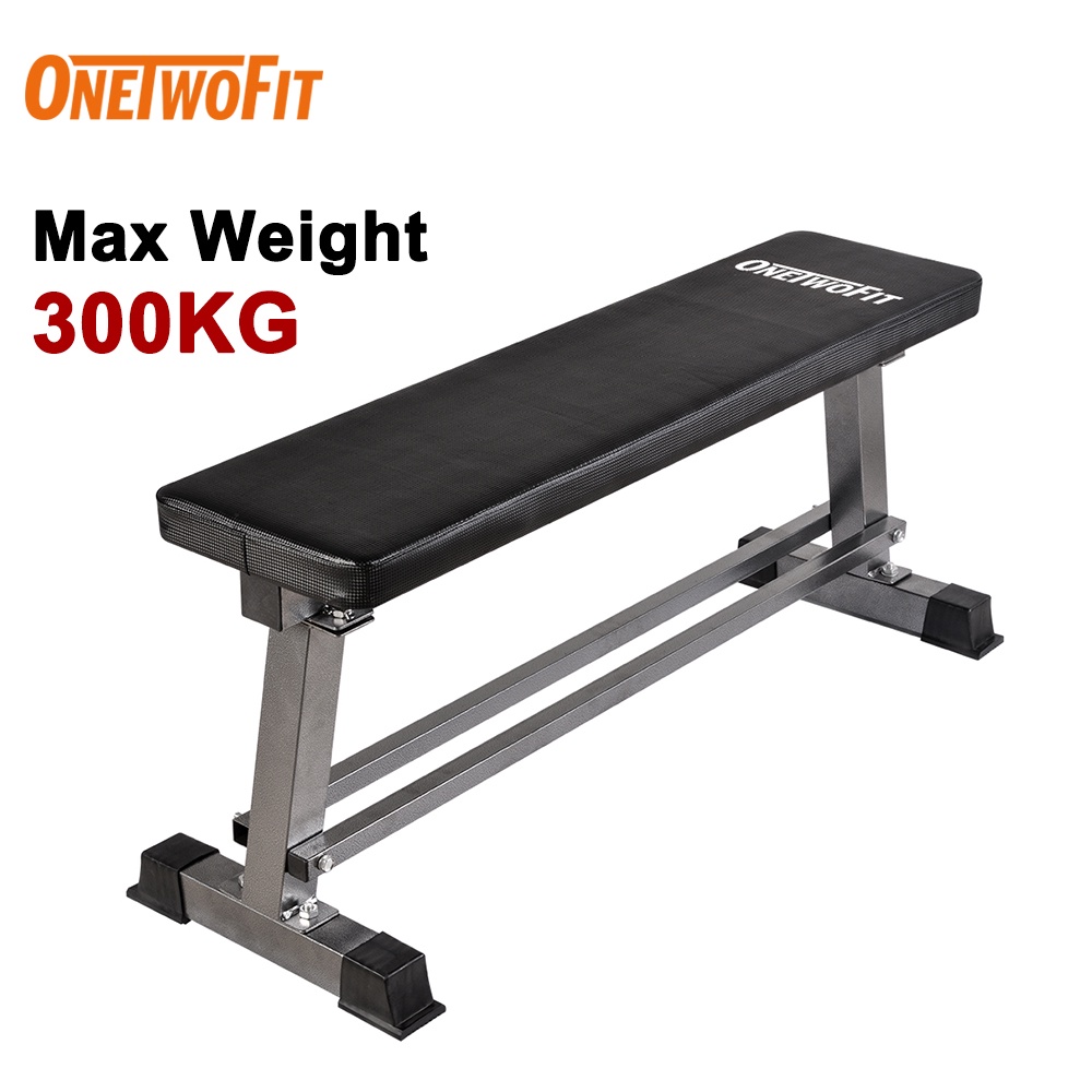 OneTwoFit Weightlifting Bench Dumbbell Stool Home Exercise Training ...