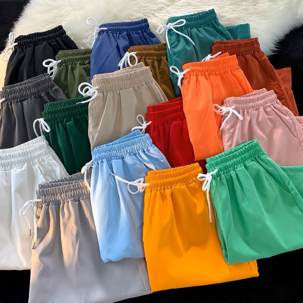 Taslan Breathable Shorts For Men Quick-Drying Drawsting Short | Shopee ...
