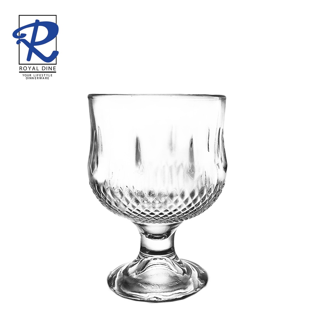 Royal Dine 6pcs Crystal 180ml Stemglass Cup Glass Set IKGT452 | Shopee ...