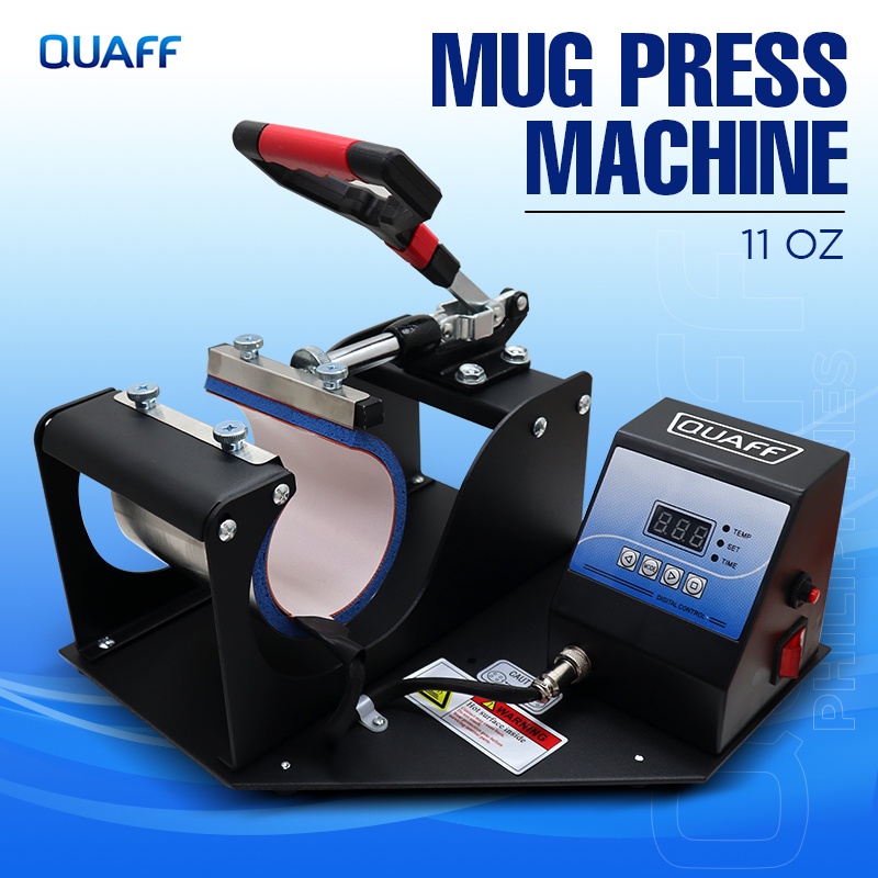 Promo Package QUAFF Digital Mug Press Machine Heavy Duty w/ Sports Jug ...