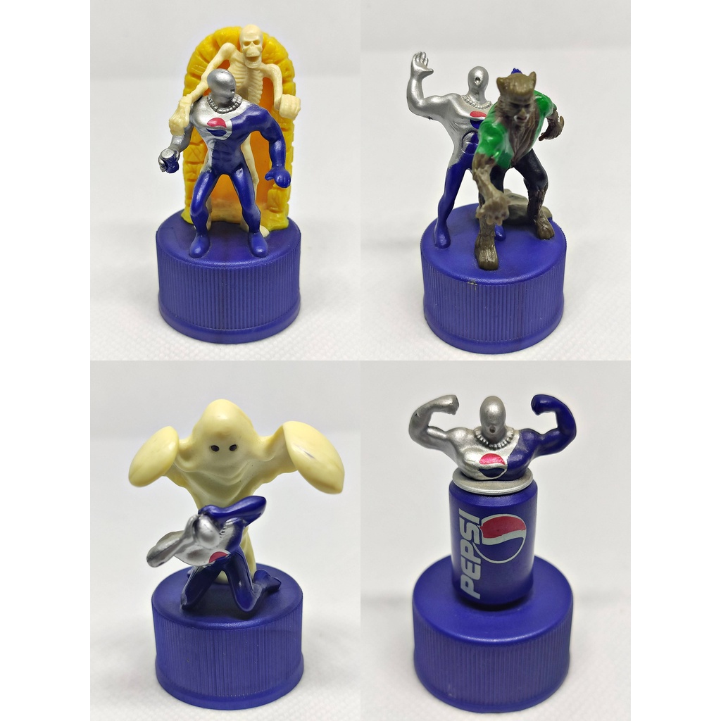 PEPSIMAN BOTTLE CAP ACTION FIGURE COLLECTIBLE BATCH 2 (JAPAN) | Shopee ...