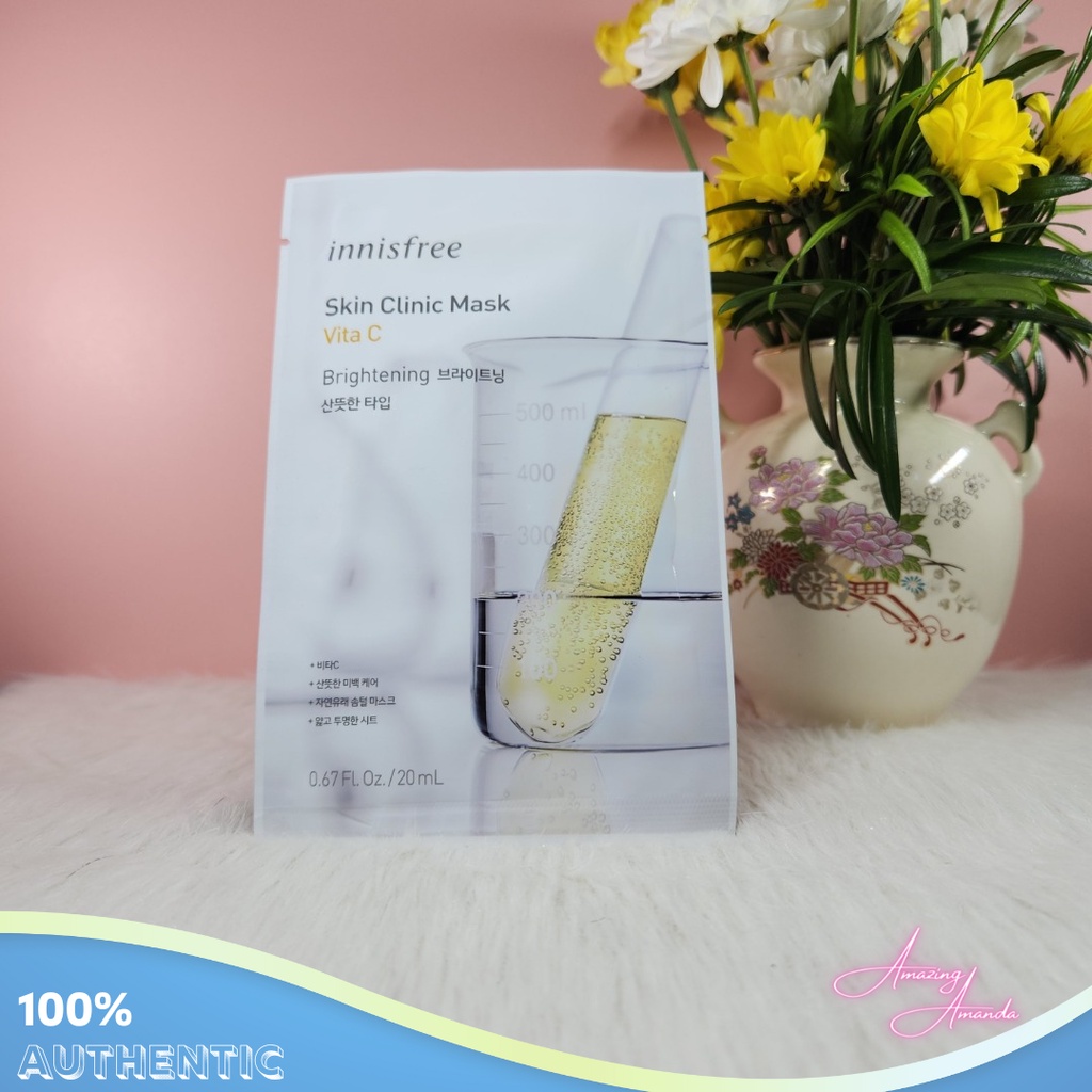 Innisfree Skin Clinic Mask Vita C (1pc) | Shopee Philippines