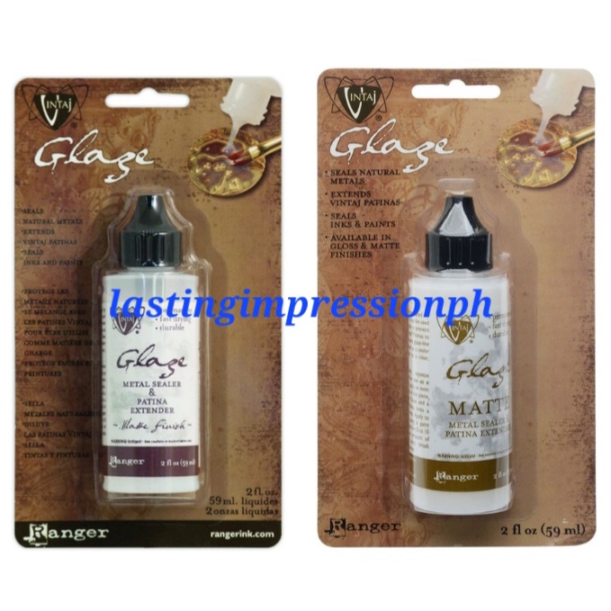 Ranger Vintaj Glaze Metal Sealer & Patina Extender | Shopee Philippines