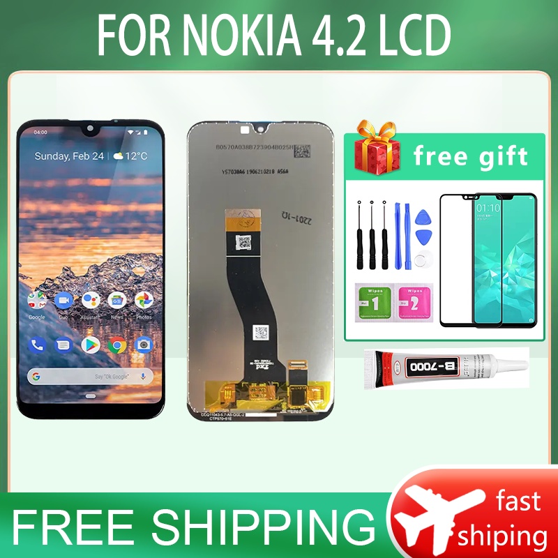 Original For Nokia 4.2 LCD TA-1184,1133, 1149, 1150, 1157, 1152 Screen Replacement Repair Parts ...