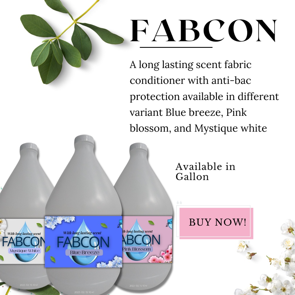 Fabcon Gallon with anti bac and long lasting freshly scent | Shopee ...