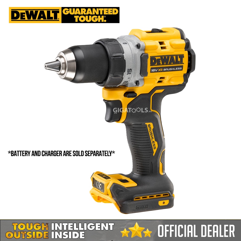 DeWalt DCD800N -B1 Brushless Cordless 1/2" Drill/Driver 20V MAX XR ...