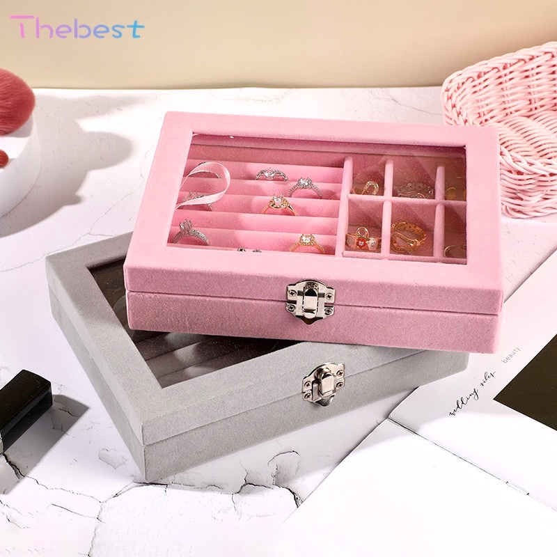 Gift Display Fashion Velvet Necklace Jewelry Box Bracelet Showcase ...