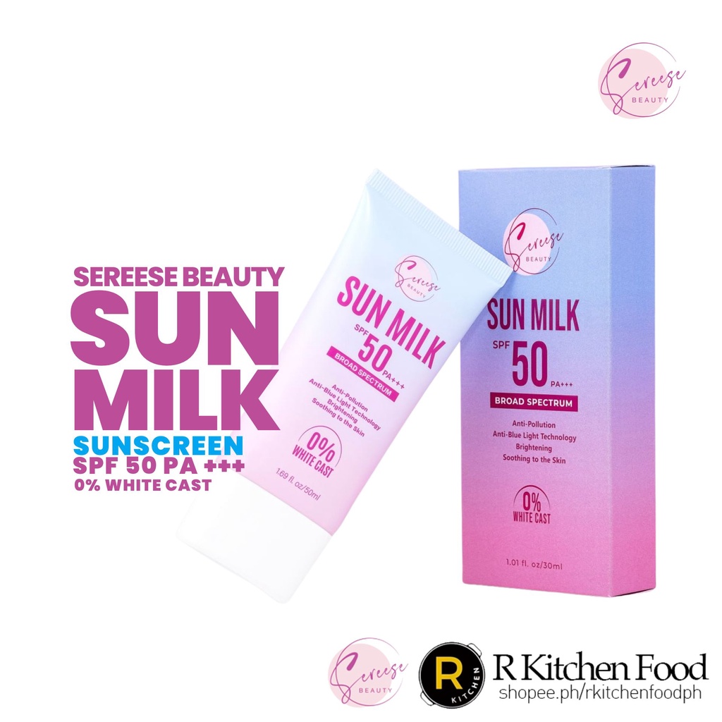 SEREESE BEAUTY - SUN MILK Sun Screen (New Product) by Reese Tayag ...