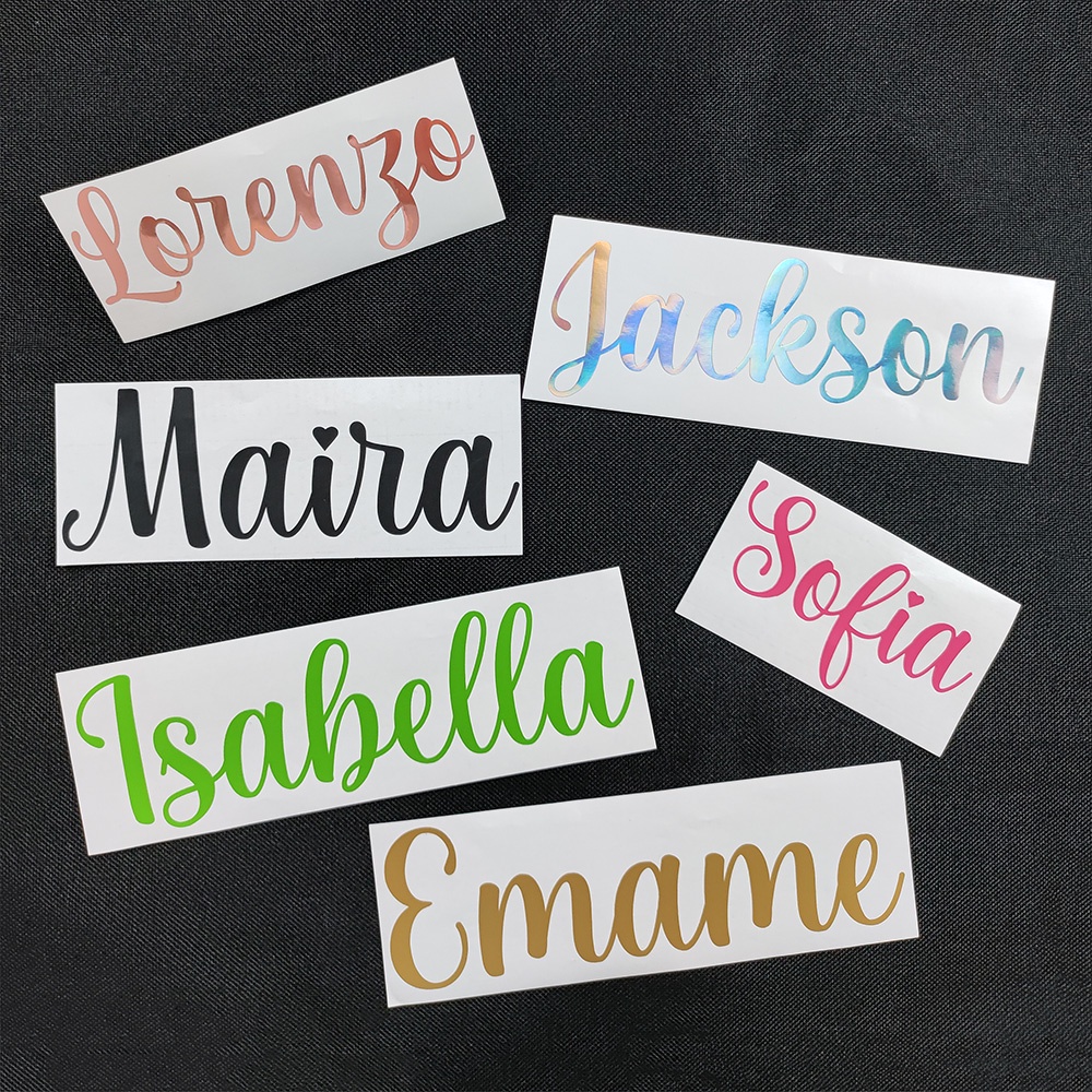 Personalized Custom Name Stickers For Cup/Laptop Label Sricker | Shopee ...