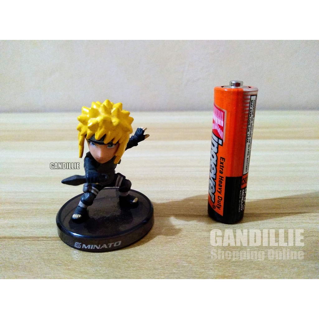 Naruto Shippuden MINATO Mini Action Figure ATUHENTIC LOOSE | Shopee ...