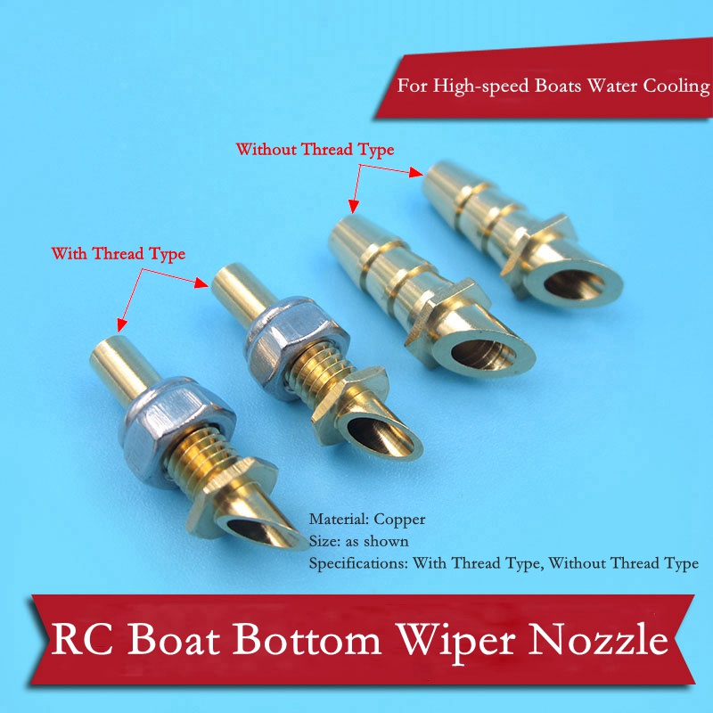 RC Boat Bottom Water Wiper Nozzle Motor/ESC Water Cooling System Water ...