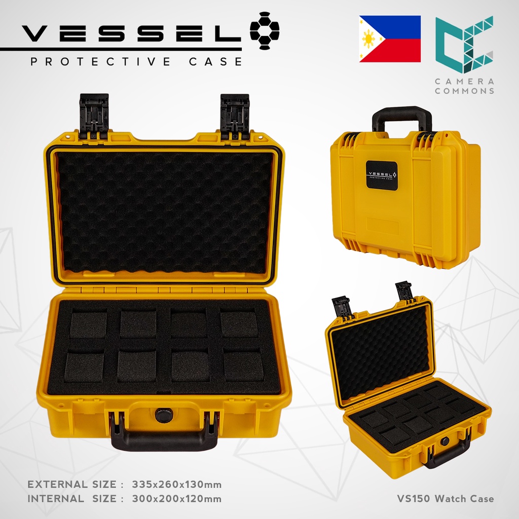 VESSEL New Watch Case Organizer Storage Hard Cases with Foam for ...