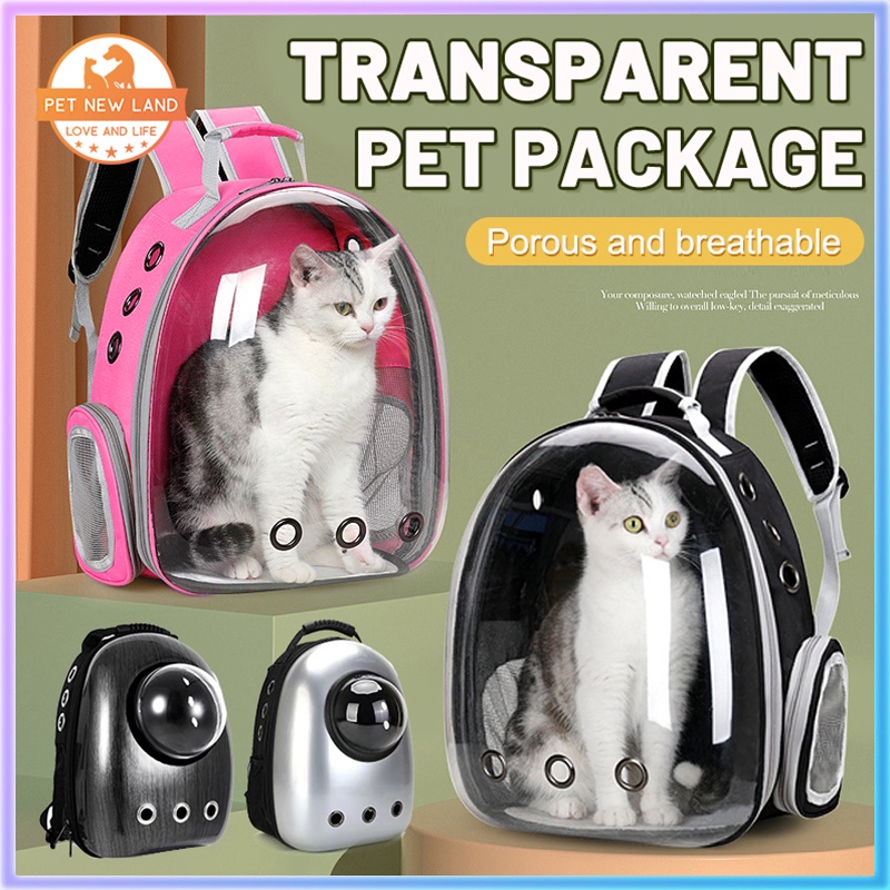 Cat Backpack Pet breathable outdoor portable handbag Space backpack for ...