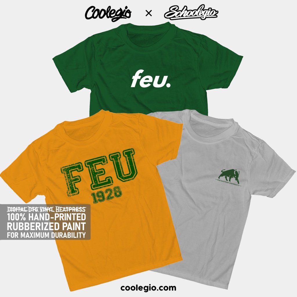 FEU T-Shirt - Far Eastern University Shirts (Unisex) College Merch # ...