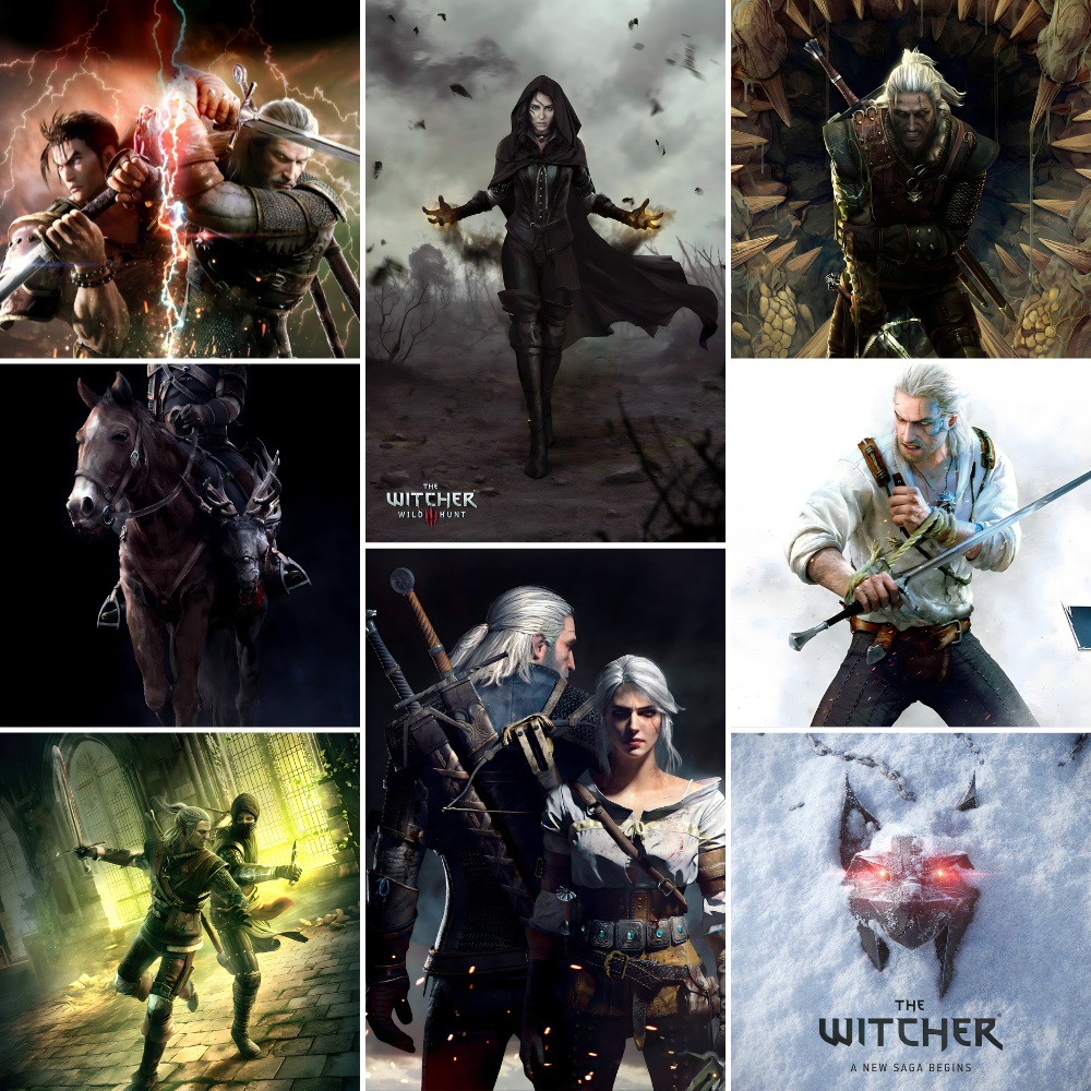 The Witcher Game Poster A4 Size | Shopee Philippines