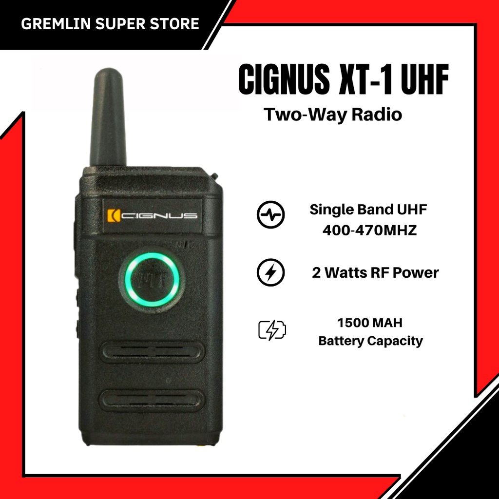 Cignus XT1 UHF Mini 1 year warranty | Shopee Philippines
