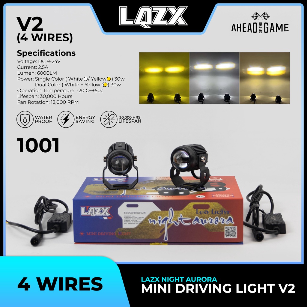 LAZX Mini Driving Light V2 - 1001 | Shopee Philippines