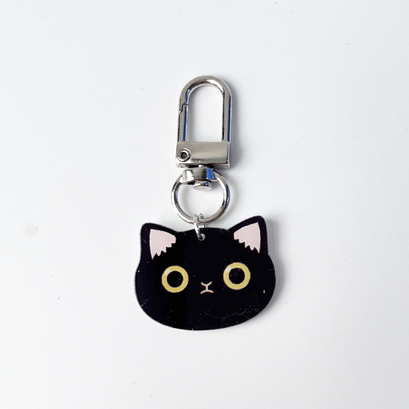 Pet Acrylic Tag 3cm Stainless Steel Dog Name Tag Cat Collar Customized ...