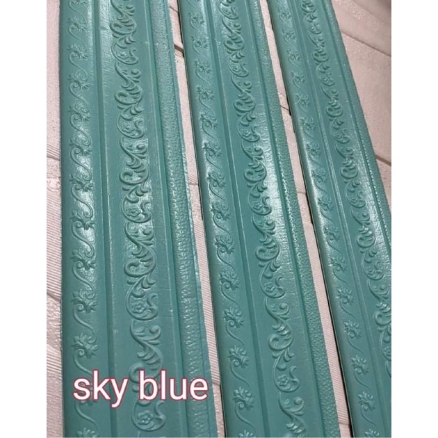 Moulding Wallpaper Wall trim line Corner sticker Boarder on Ceiling ...