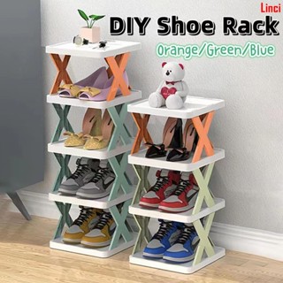 【In stock】Multifunctional Stackable Easy Shoe Rack Home Multi-layer DIY ...