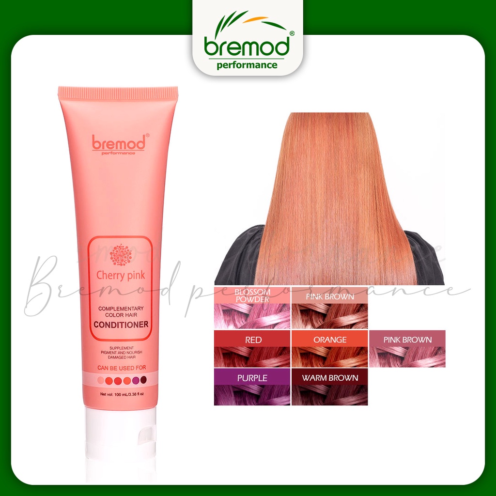Bremod Complementary Color Pigment Nourish Damaged Hair Cherry Pink ...