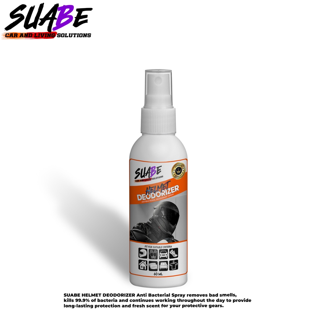Helmet Deodorizer 60ml - Headgear Cleaner / Helmet Odor Eliminator ...