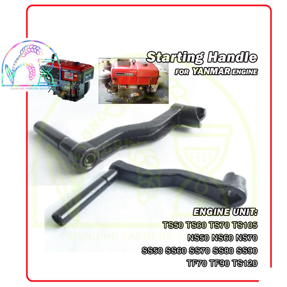 Starting Handle for YANMAR diesel engine TS50 TS60 TS70 TS105 NS50 SS50 ...