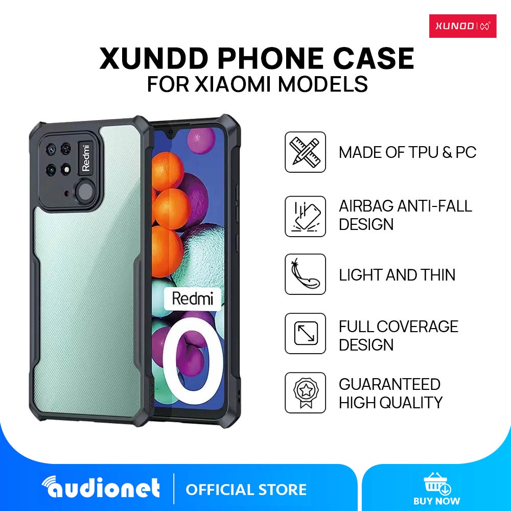 Xundd Beatle Series Airbag Shockproof Case for Xiaomi Redmi 10C/A1/Note 11 4G | Shopee Philippines