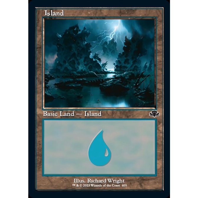 Magic the Gathering | Retro Frame Basic Lands (Dominaria Remastered) (Brother's War Commander ...