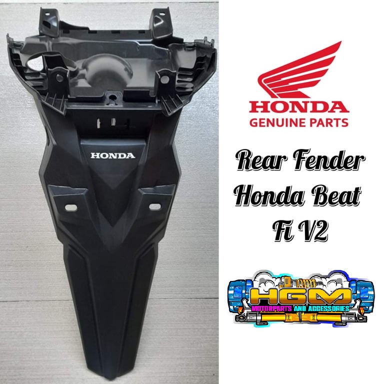 REAR FENDER FOR HONDA BEAT FI V2 HONDA GENUINE (80100-K81-N00ZA ...