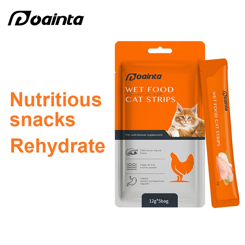 PUAINTA Cat Food Nutritious Snacks Supplementing And Gluttonous Full ...