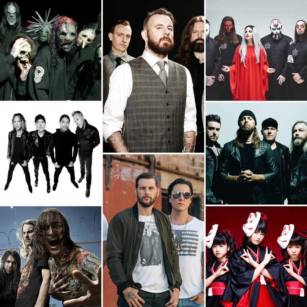 Death Heavy Metal Metalcore Progressive Groove Thrash Metal Rock Bands ...