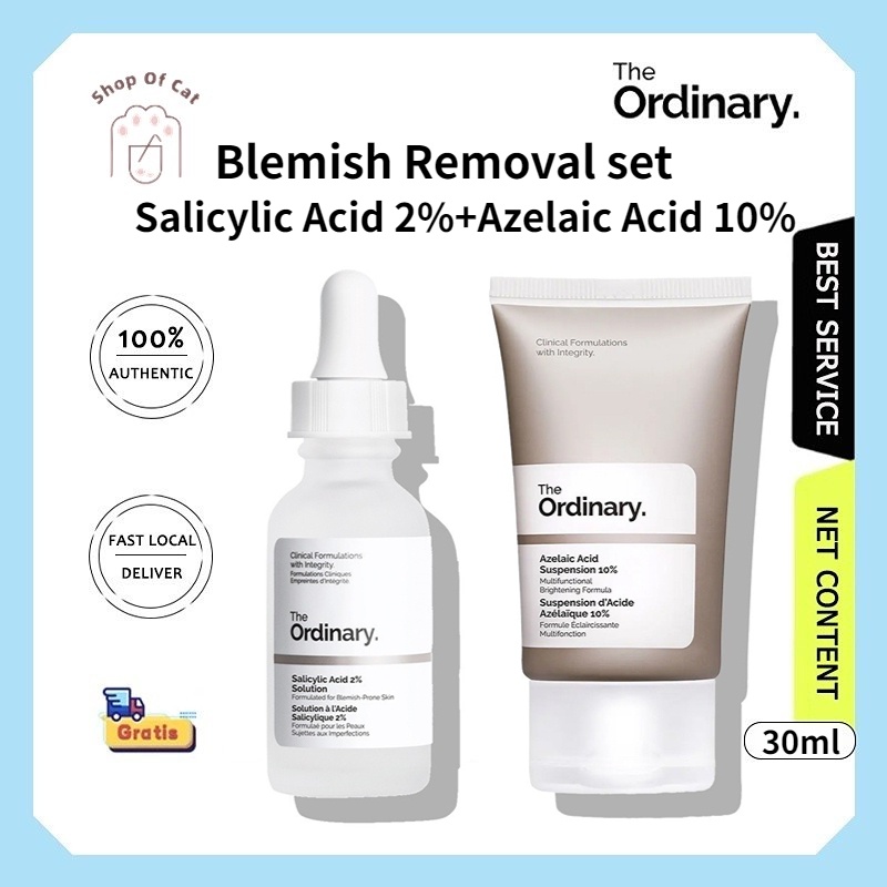 The Ordinary Acne Marks Blackheads Serum Set -Salicylic Acid 2% ...