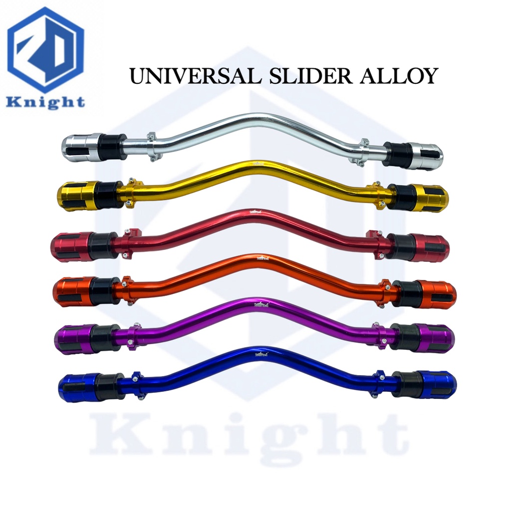 Knight Motorcycle Universal Slider Footrest Stepboard Alloy For Any ...
