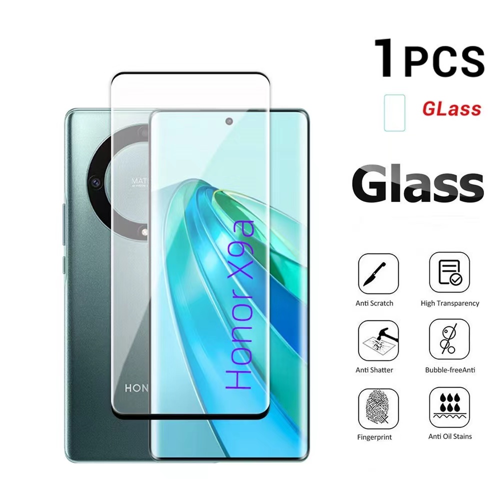 For Honor X9C Magic5 Magic6 200 Pro 90 X9A X9B 5G Full Glue Curved Edger Tempered Glass | Shopee ...