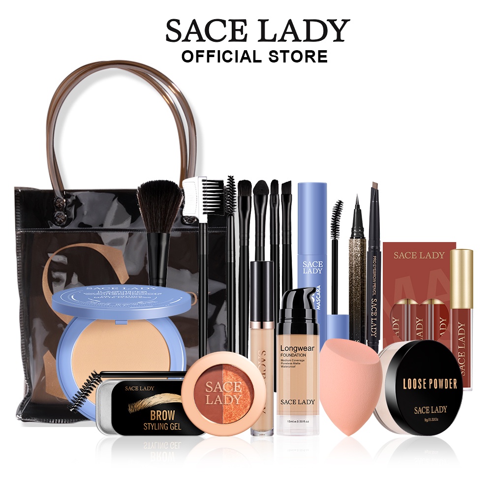 SACE LADY Hot Selling 13Pcs Makeup Set Natural Long Lasting Combination ...