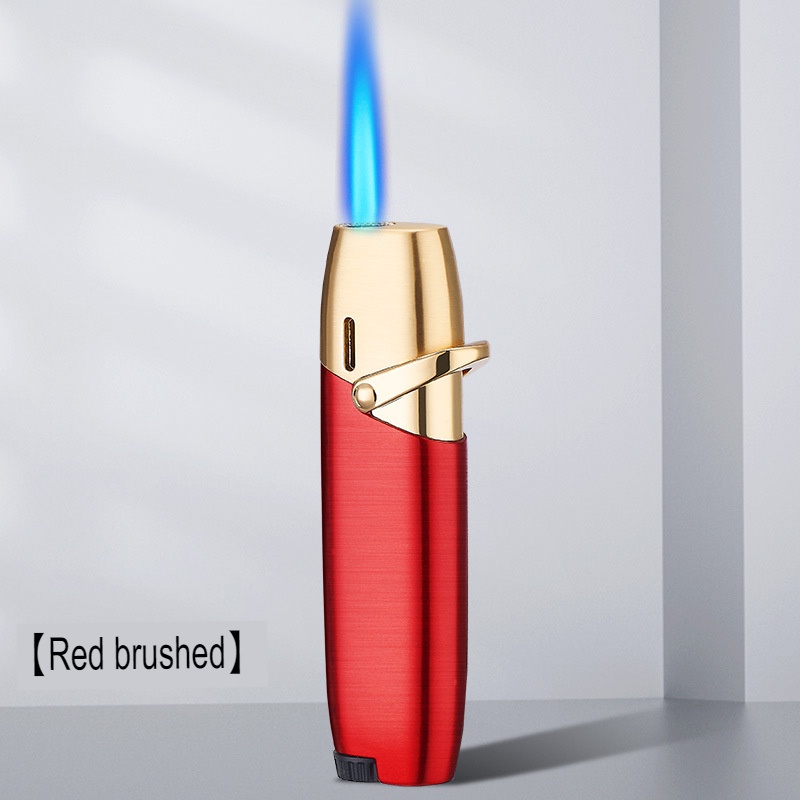 Kimigo Straight Blue Jet Flame Lighter Easy Click Refillable Lighter ...