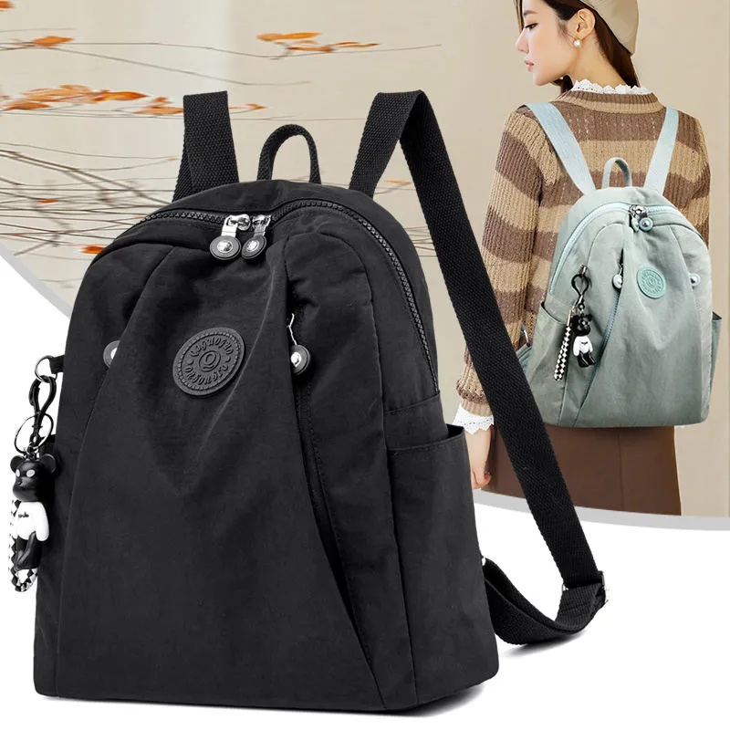 Student Oxford cloth backpack women's fashion canvas school bag kj182 ...