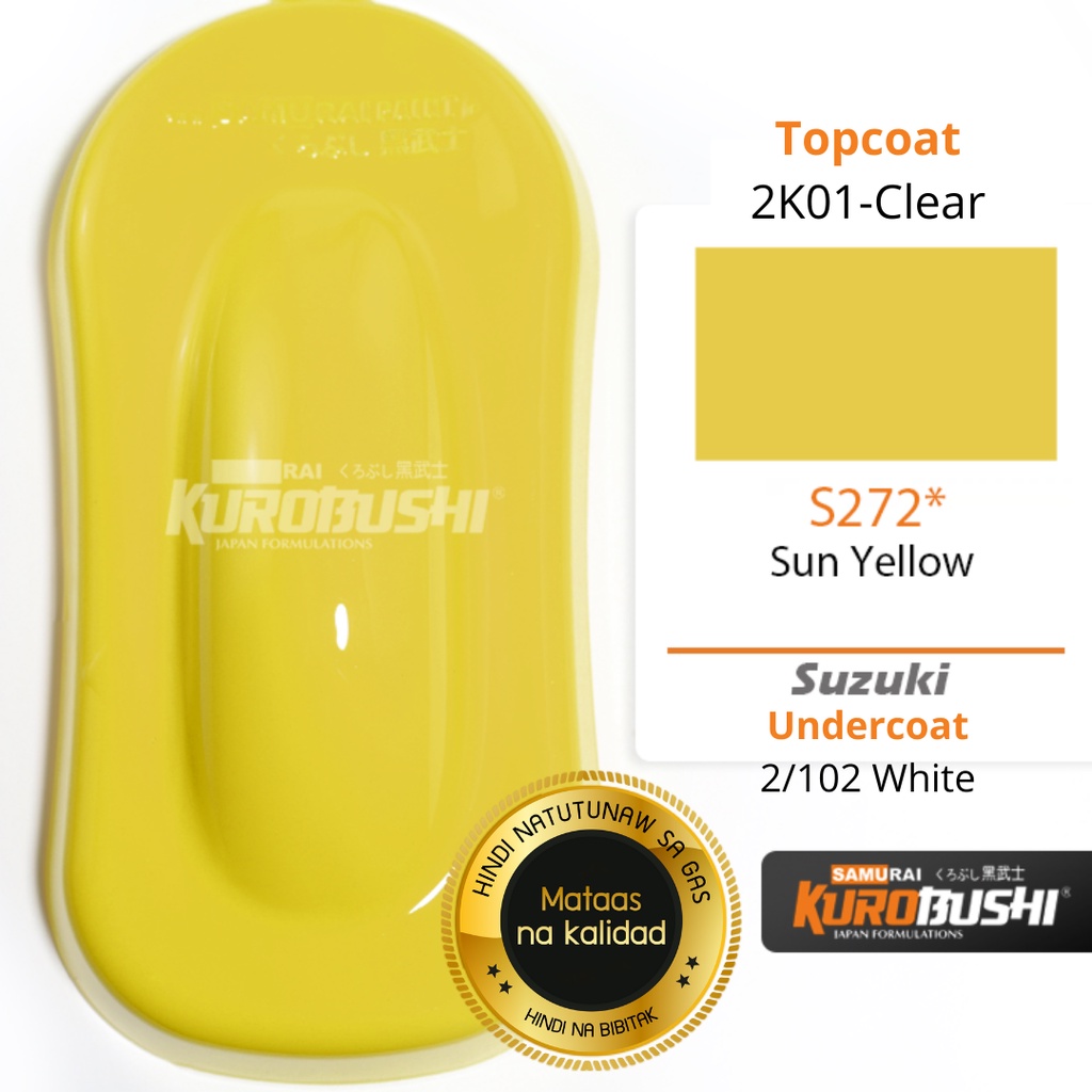 SAMURAI S272 Suzuki Sun Yellow Paint 400ml | Shopee Philippines
