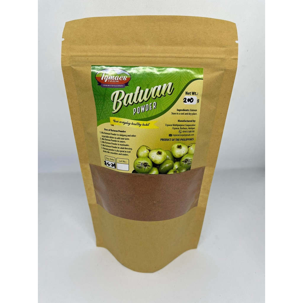 Batwan Powder / IGMAES Pure & Organic Batwan Powder | Shopee Philippines